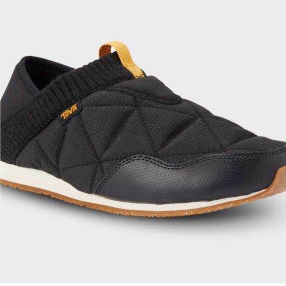 Teva | Shoes | Teva Black And Yellow Slipon Sneakers | Poshmark